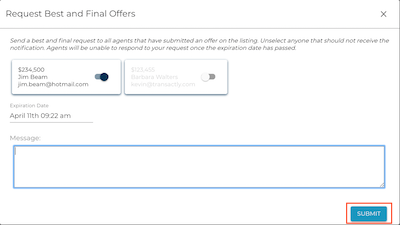 How to Request Best and Final Offers